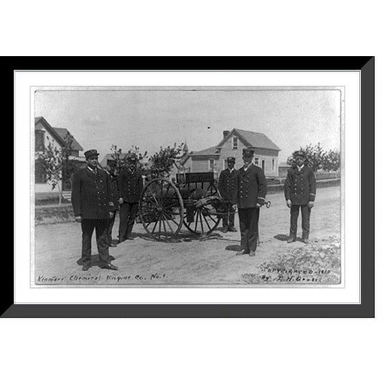 Historic Framed Print, Kenmare [North Dakota] Chemical Engine Co. No. 1 ...
