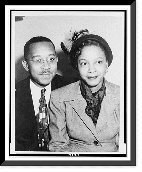 Historic Framed Print, [Kenneth Bancroft Clark, half-length portrait ...