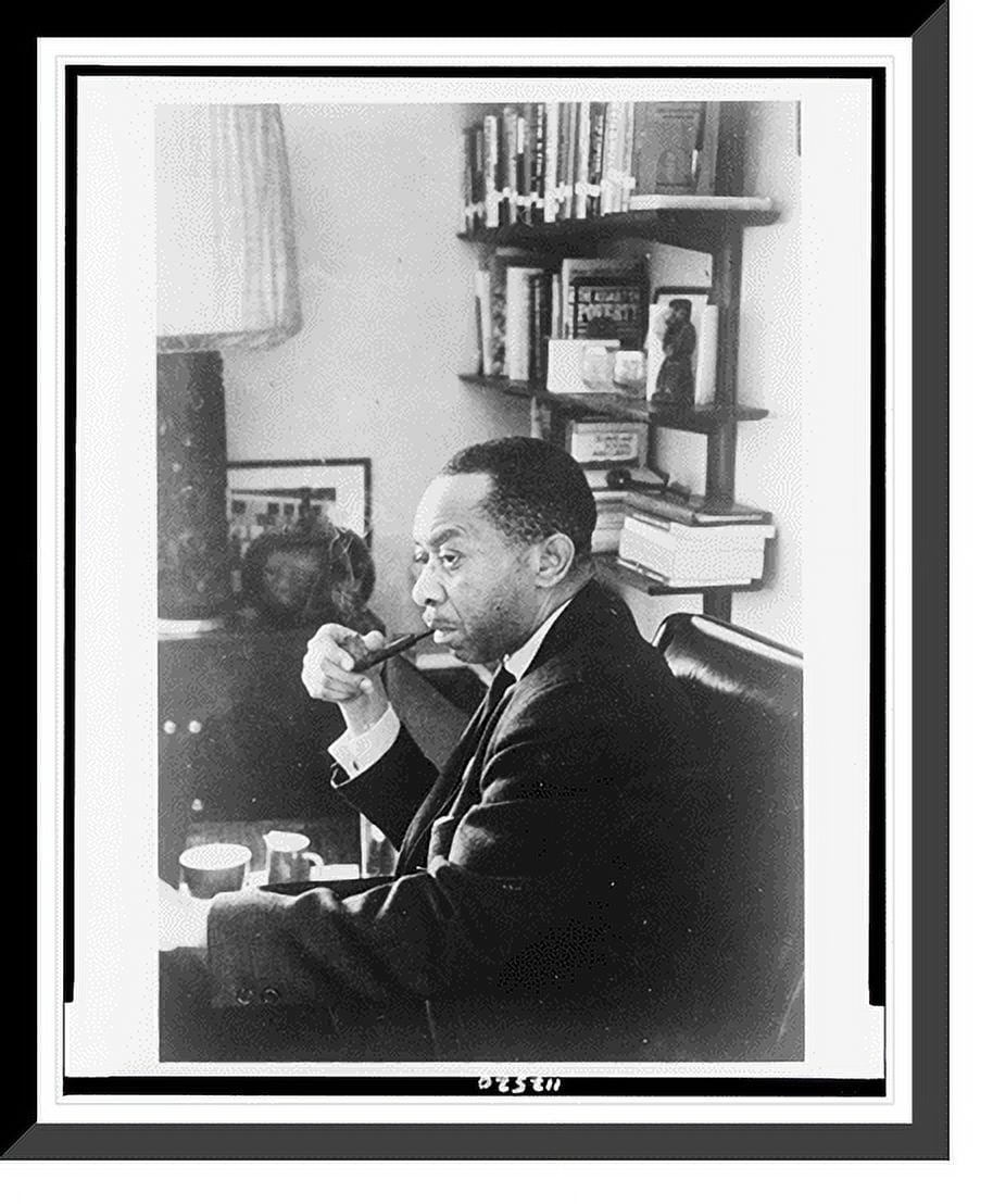 Historic Framed Print, [Kenneth Bancroft Clark, half-length portrait ...