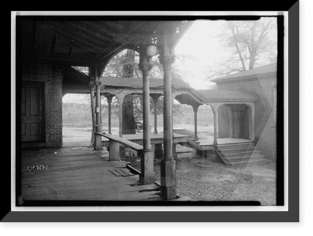 Historic Framed Print, Kenworthy Hall, State Highway 14 (Greensboro ...