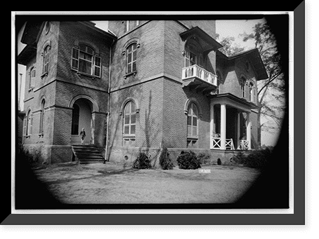 Historic Framed Print, Kenworthy Hall, State Highway 14 (Greensboro ...