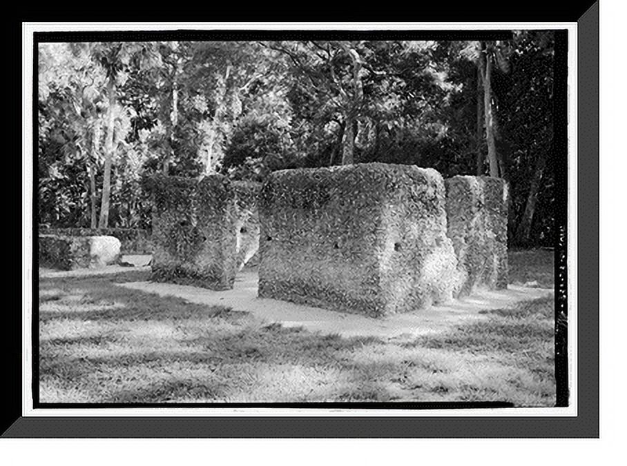 Historic Framed Print, Kingsley Plantation, 11676 Palmetto Avenue ...