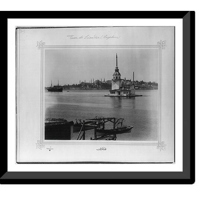 Historic Framed Print, [Kiz Kulesi (Maiden's Tower)].Lieutenant Colonel ...