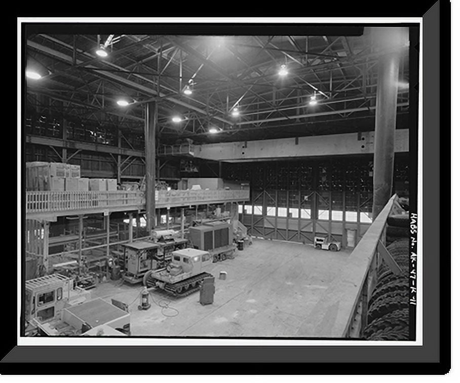 Historic Framed Print, Kodiak Naval Operating Base, Aircraft Storehouse ...