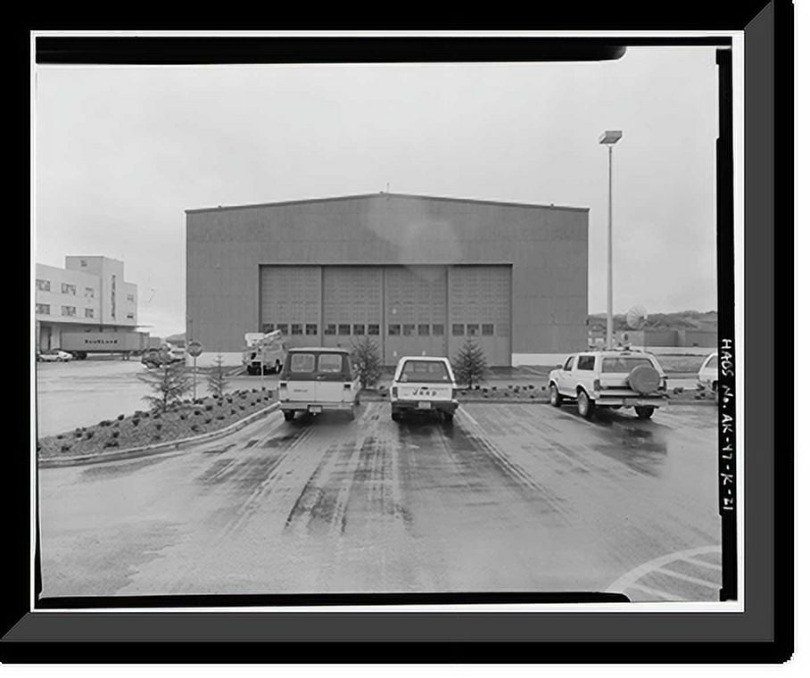 Historic Framed Print, Kodiak Naval Operating Base, Aircraft Storehouse ...