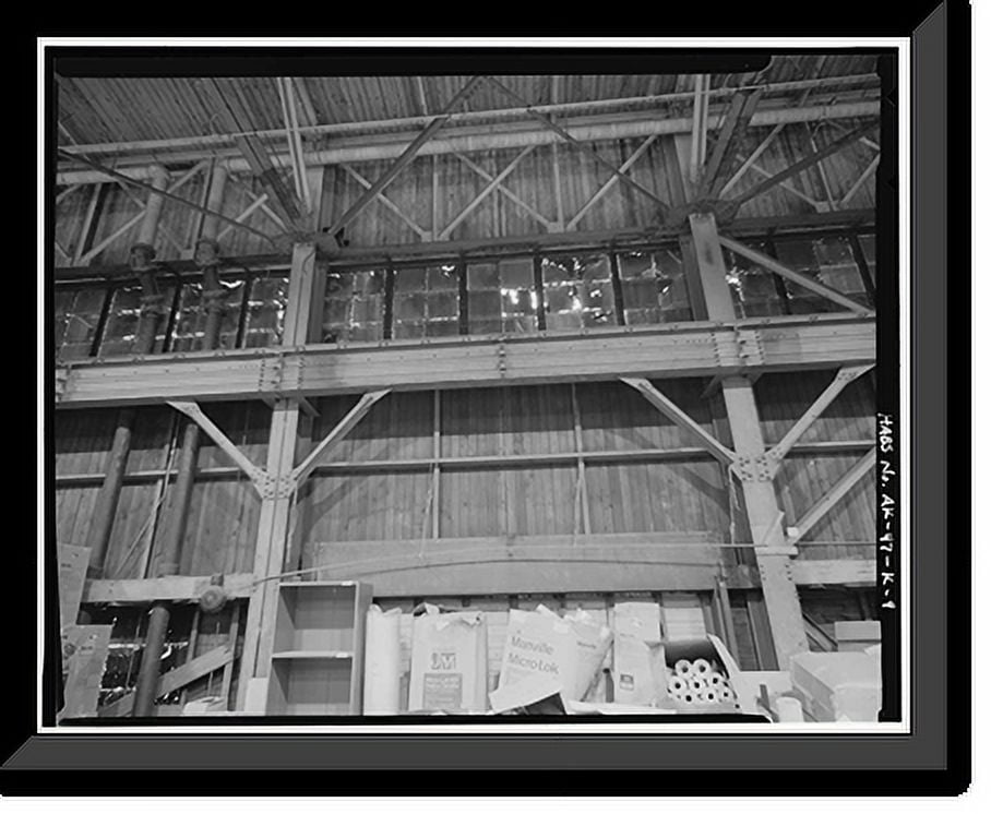 Historic Framed Print, Kodiak Naval Operating Base, Aircraft Storehouse ...