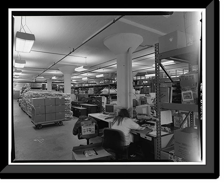 Historic Framed Print, Kodiak Naval Operating Base, General Storehouse ...