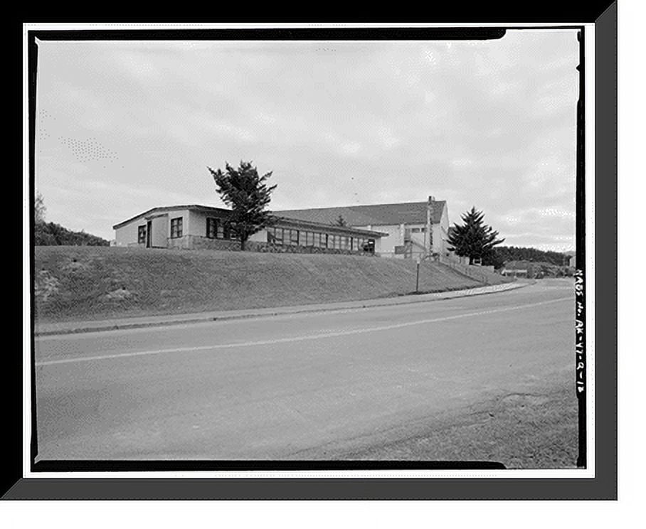 Historic Framed Print, Kodiak Naval Operating Base, Gymnasium, U.S ...