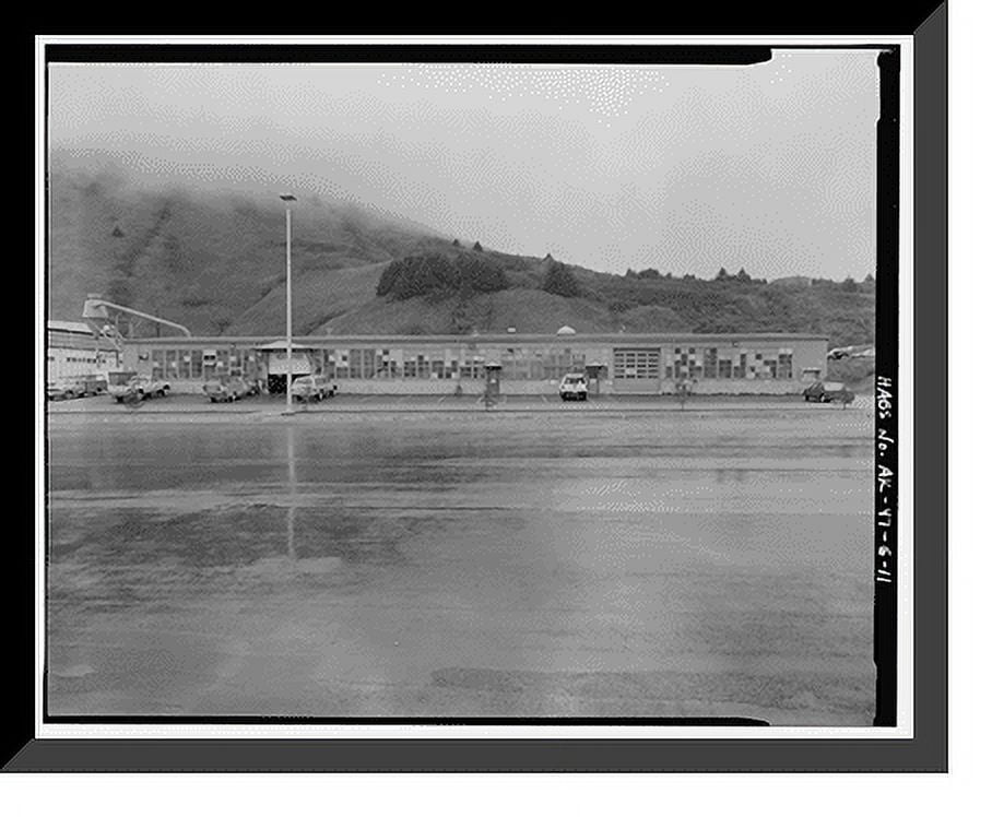 Historic Framed Print, Kodiak Naval Operating Base, Wood & Machine Shop ...