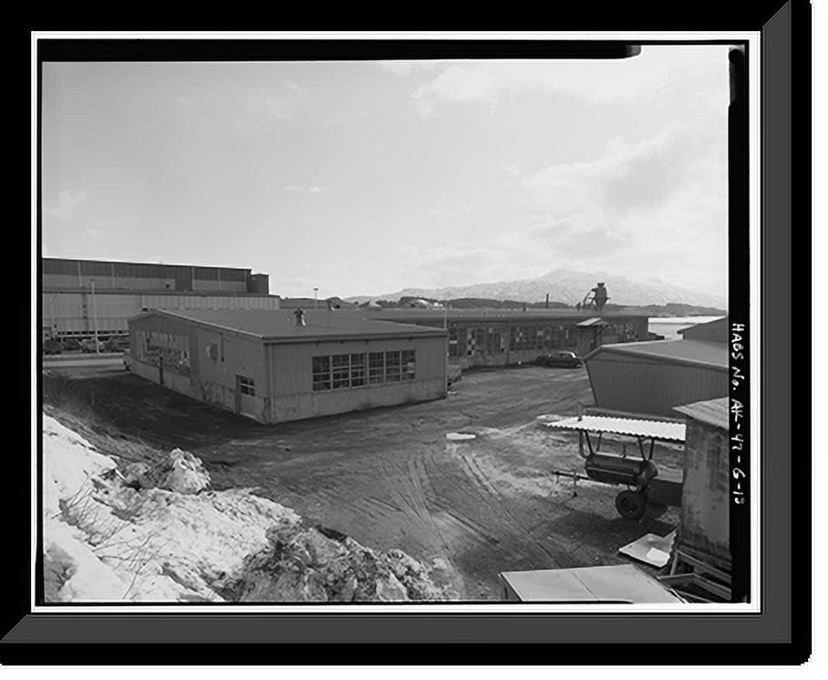 Historic Framed Print, Kodiak Naval Operating Base, Wood & Machine Shop ...