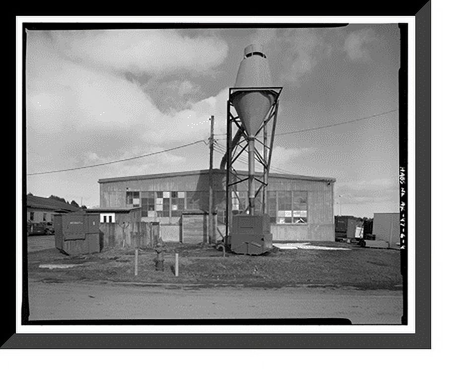 Historic Framed Print, Kodiak Naval Operating Base, Wood & Machine Shop ...