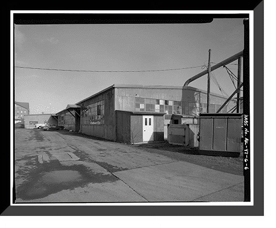 Historic Framed Print, Kodiak Naval Operating Base, Wood & Machine Shop, U.S. Coast Guard ...