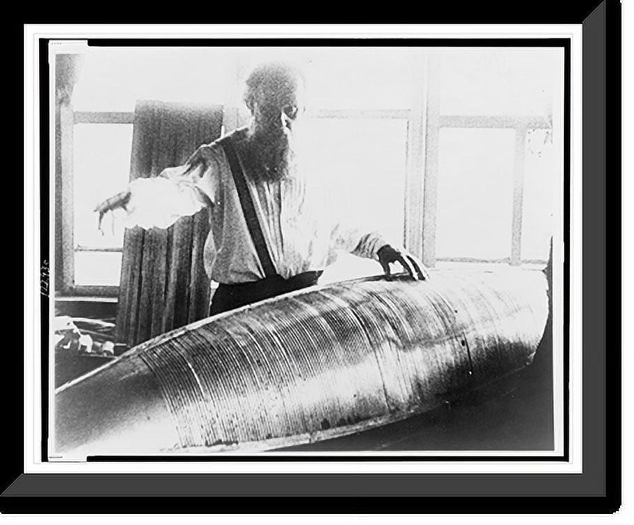 Historic Framed Print, [Konstantin Tsiolkovsky, half-length portrait ...