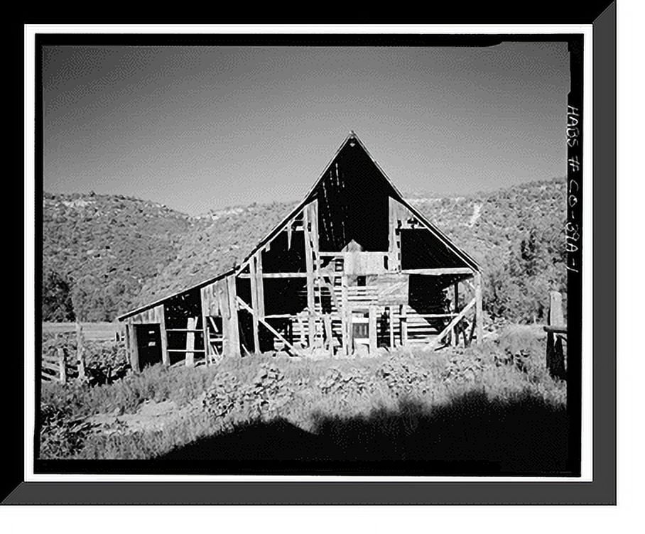 Historic Framed Print, Kuhlman-Periman Ranch, Barn, County Route 28 ...