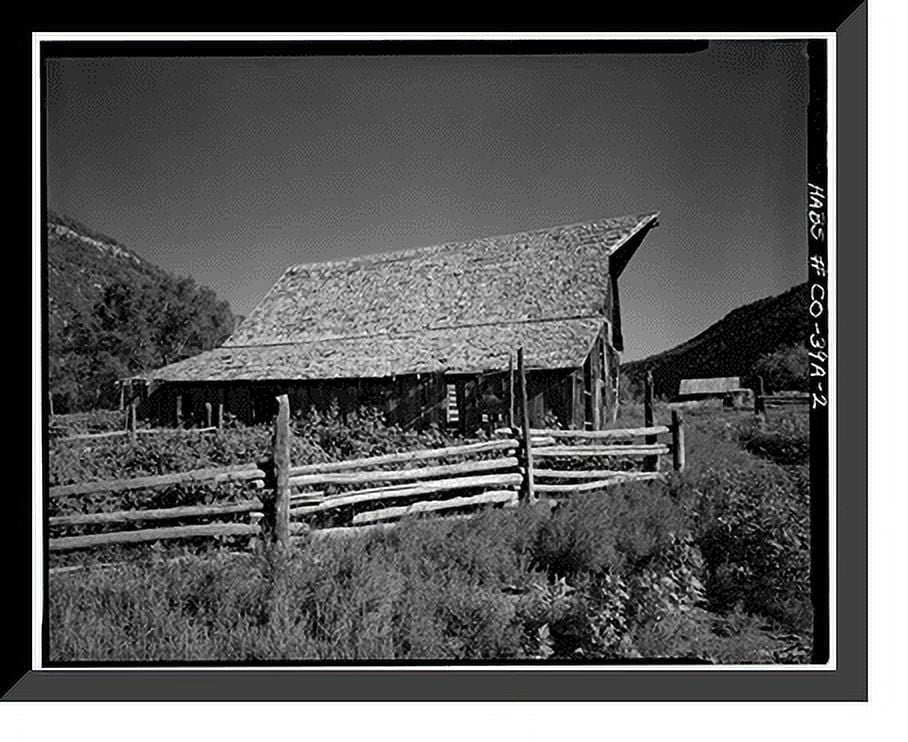 Historic Framed Print, Kuhlman-Periman Ranch, Barn, County Route 28 ...