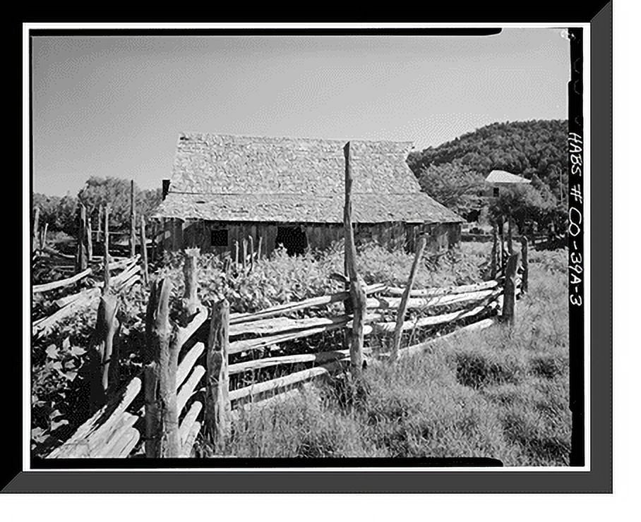 Historic Framed Print, Kuhlman-Periman Ranch, Barn, County Route 28 ...