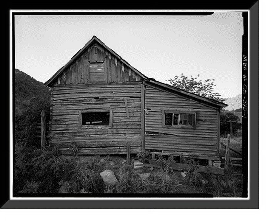 Historic Framed Print, Kuhlman-Periman Ranch, Garage, Dolores vicinity ...