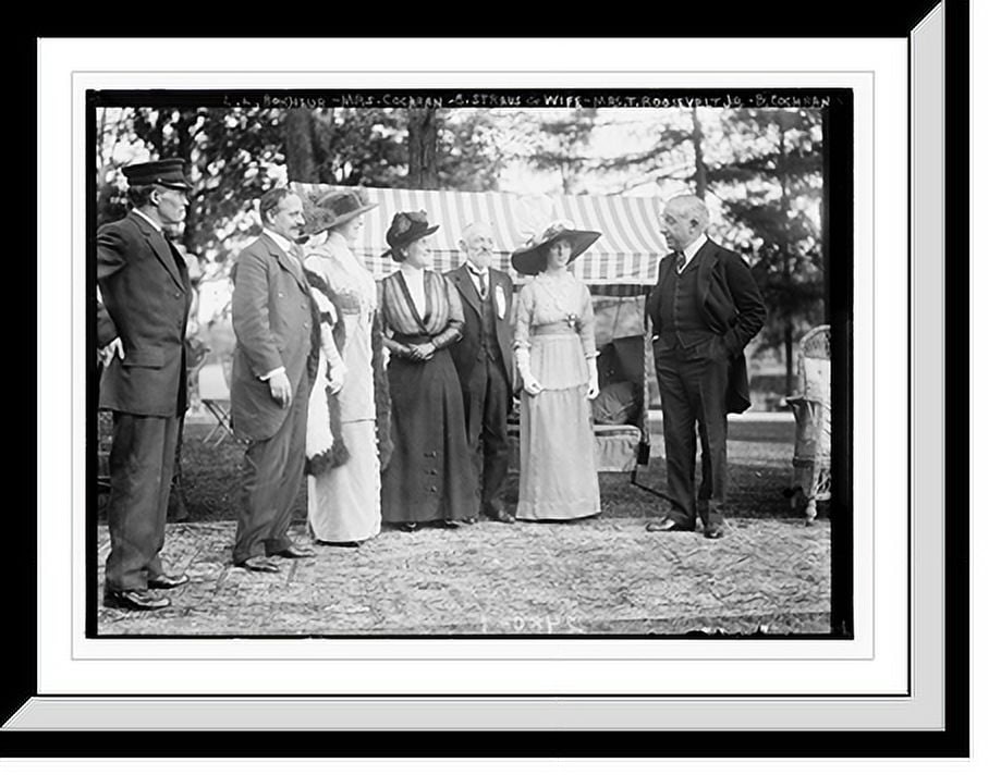 Historic Framed Print, L.L. Bonheur; Mrs. Chochran; G. Staus & wife ...