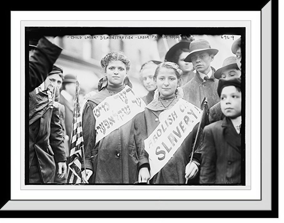 Historic Framed Print, Labor Day Parade, children in Child Labor ...