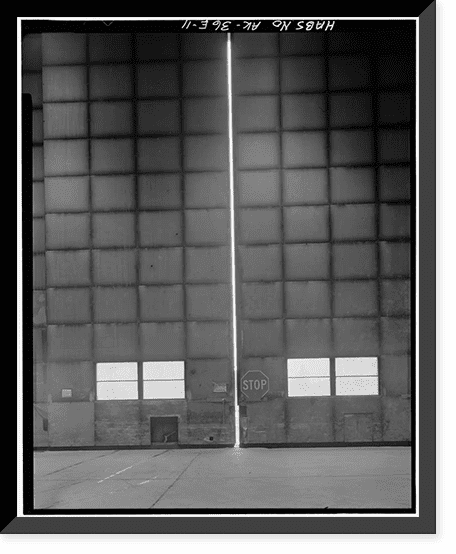 Historic Framed Print, Ladd Field, Hangar No. 1, Fort Wainwright ...