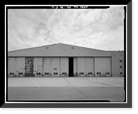 Historic Framed Print, Ladd Field, Hangar No. 1, Fort Wainwright ...