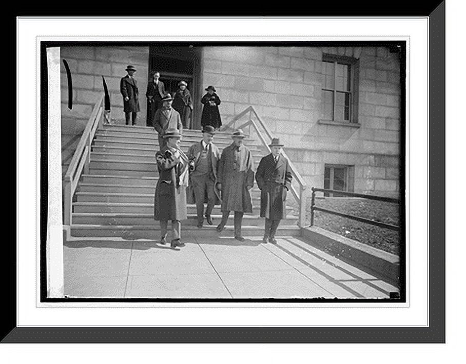 Historic Framed Print, Lambert, Major, McLean, Wm. E. Leahy, 3/12/24 ...