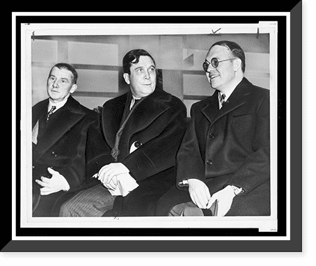 Historic Framed Print, Landon Thorne, Wendell Wilkie [sic] and John ...
