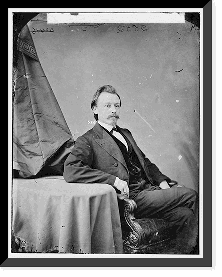 Historic Framed Print, Lane Hon. LaFayette of Oregon, 17-7/8" x 21-7/8 ...