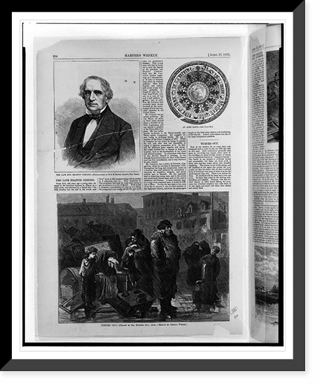 Historic Framed Print, The Late Hon. Erastus Corning.photographed by E ...