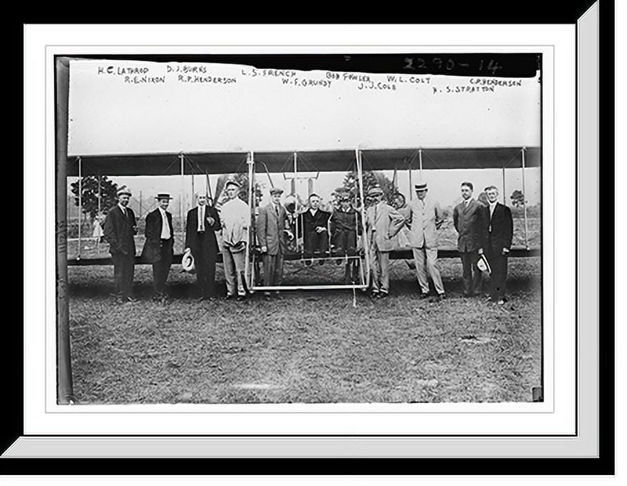 Historic Framed Print, Lathrop, Burns, Nixon, Henderson, French, Grundy ...