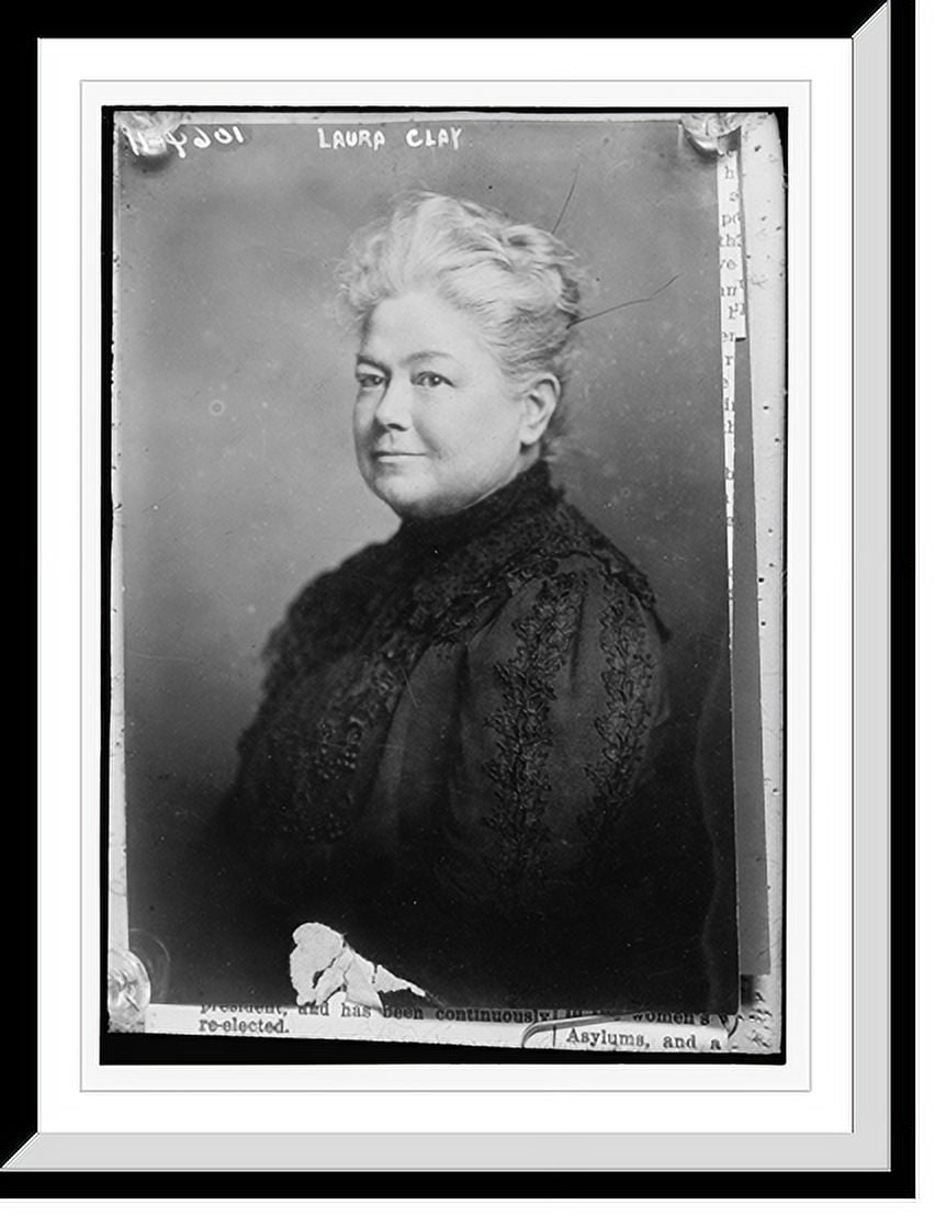 Historic Framed Print, Laura Clay, 17-7/8" x 21-7/8" - Walmart.com