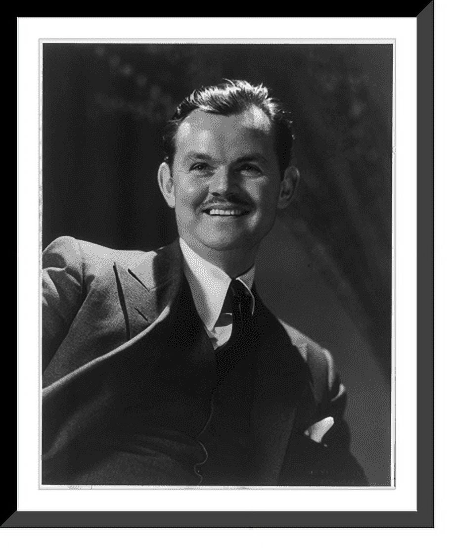 Historic Framed Print, [Lawrence Tibbett, 1896-1960, head-and-shoulders portrait, facing left ...