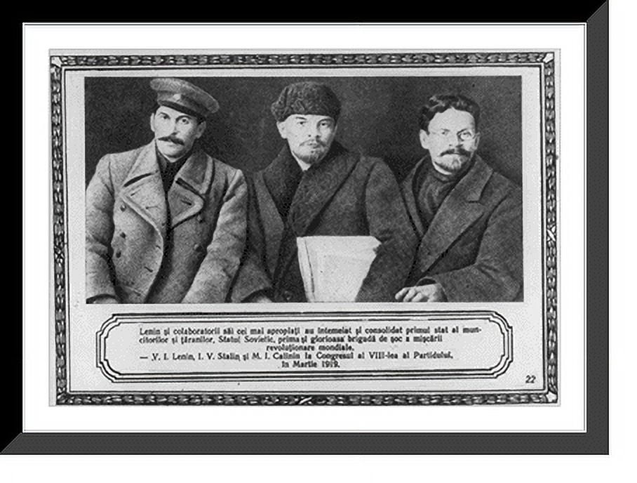 Historic Framed Print, Lenin, Vladimir Il'ich, 1870-1924 - between ...