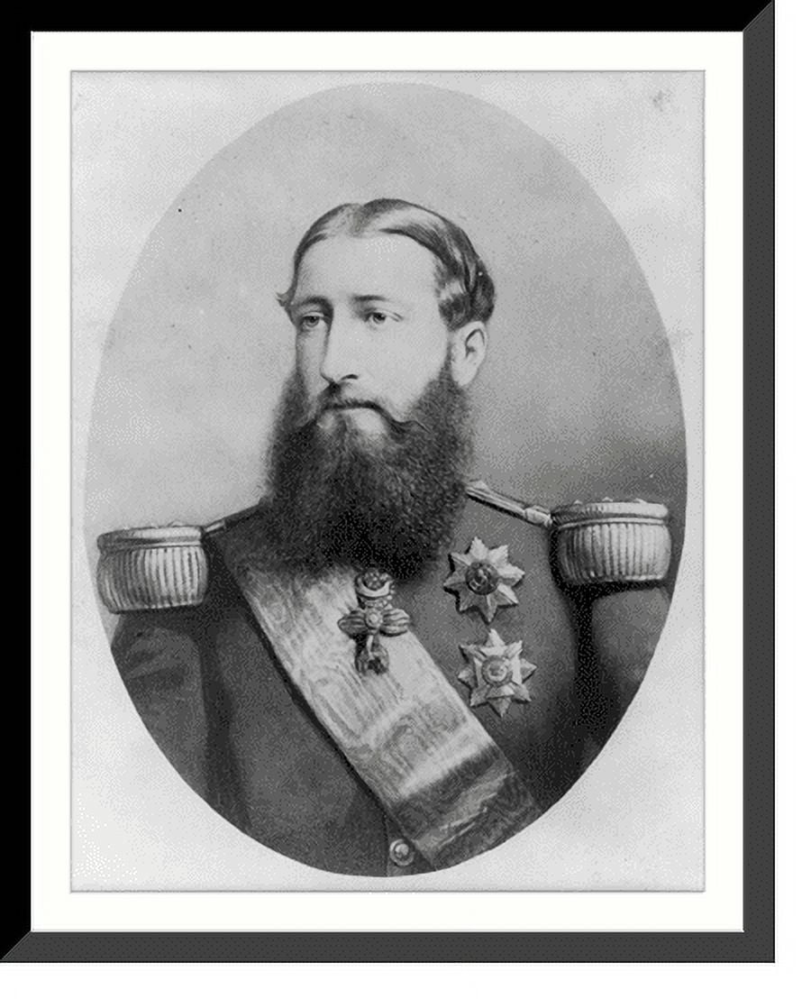 Historic Framed Print, [Leopold II, King of Belgium, 1835-1909, bust ...