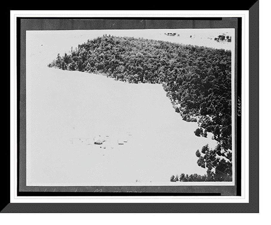 Historic Framed Print, Libeau [i.e., Lebeau], La., settlement flooded ...
