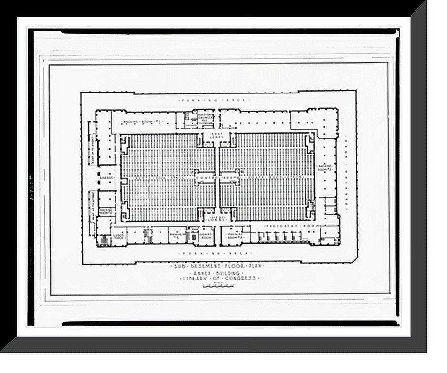 Historic Framed Print, [Library of Congress (Annex Building ...