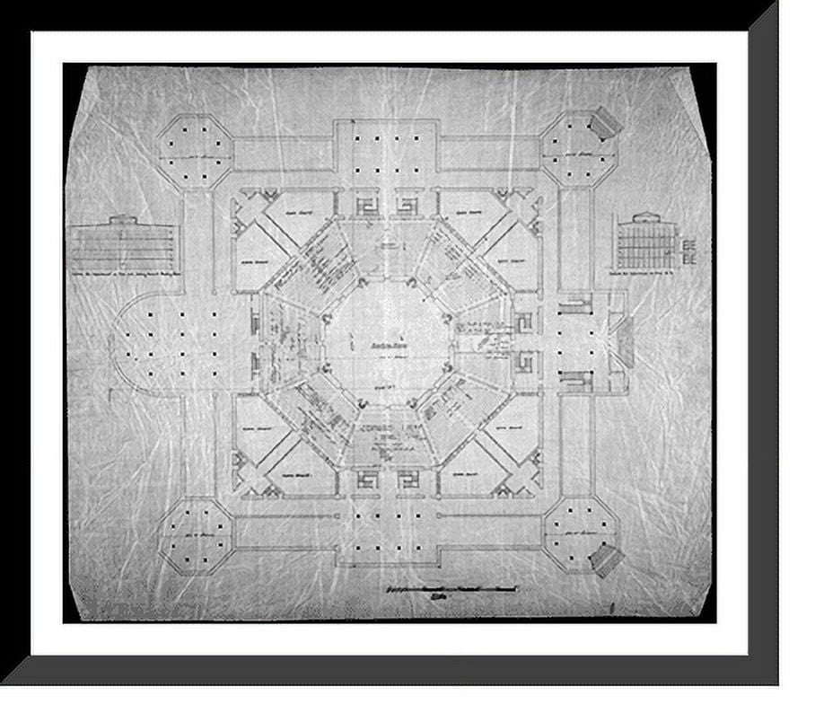 Historic Framed Print, [Library of Congress (Congressional Library ...