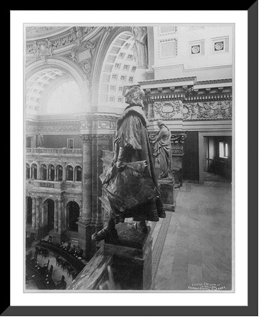 Historic Framed Print, Library of Congress. Main Reading Room. Gallery ...