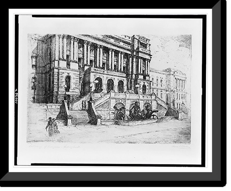 Historic Framed Print, Library of Congress, Washington, D.C..Frank V ...