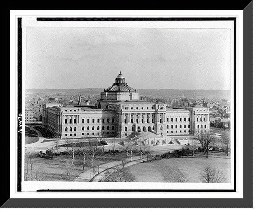 Historic Framed Print, Library of Congress, front elevation, 17-7/8" x ...