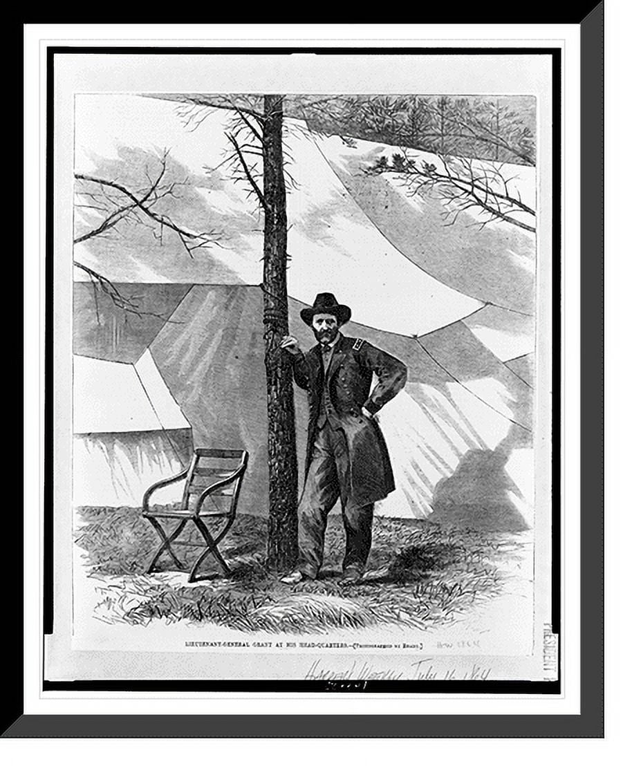 Historic Framed Print, Lieutenant-General Grant at his head-quarters ... Historic Framed Print, Lieutenant-General Grant at his head-quarters ...