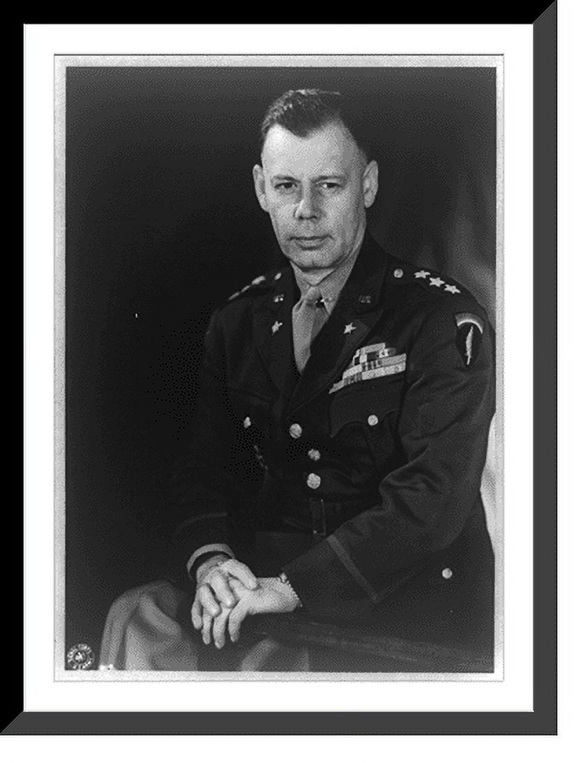 Historic Framed Print, [Lieutenant General Walter Bedell Smith, three ...
