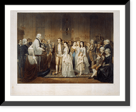 Historic Framed Print, Life of George Washington. The citizen.painted ...
