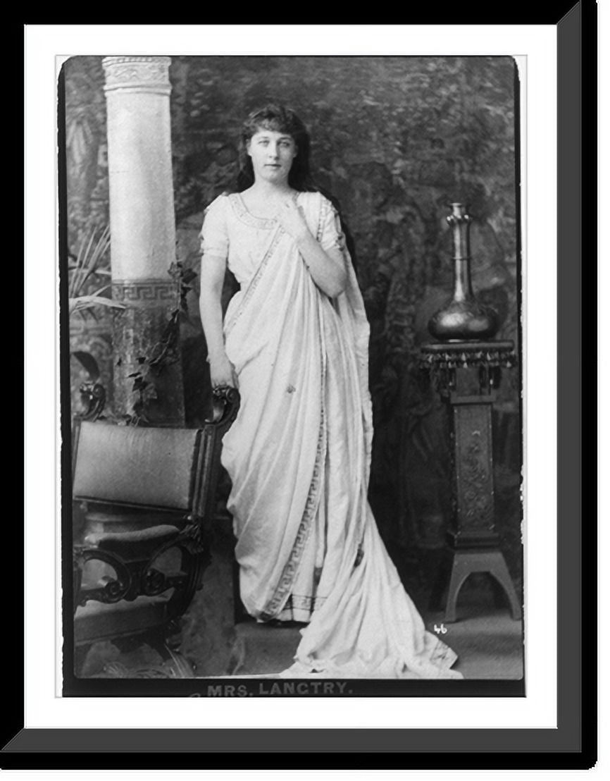 Historic Framed Print, Lillie Langtry, 1853-1929 - 5, 17-7/8" x 21-7/8 ...