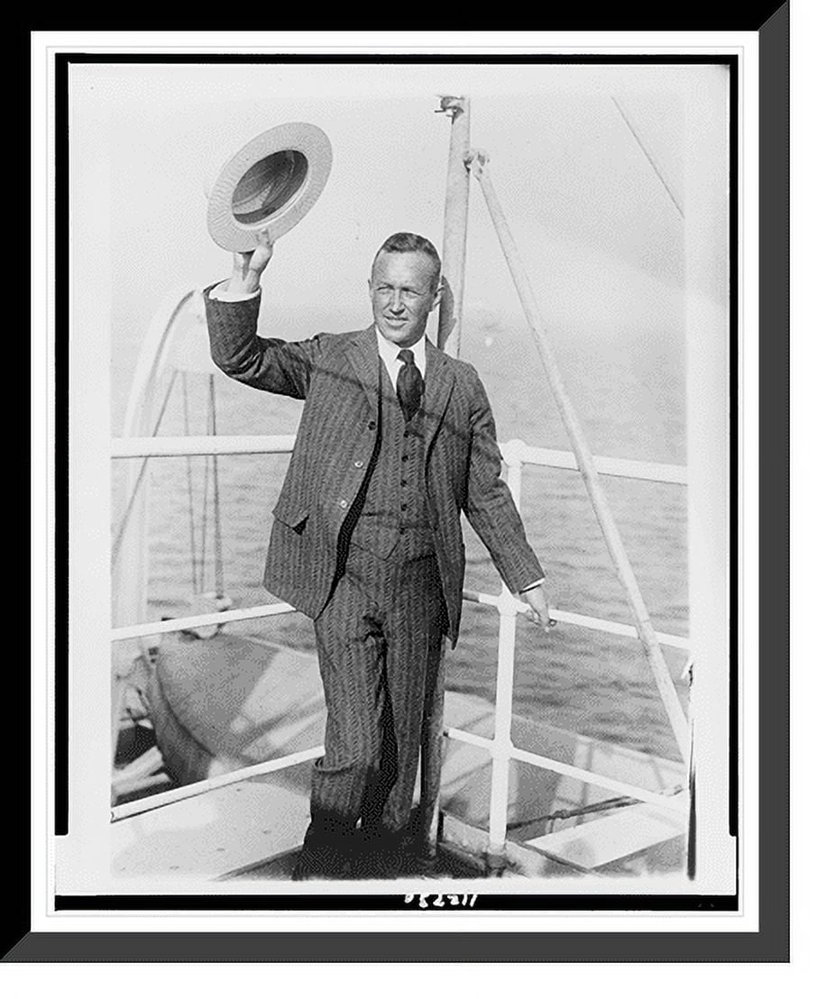 Historic Framed Print, [Lincoln Ellsworth, full-length portrait ...