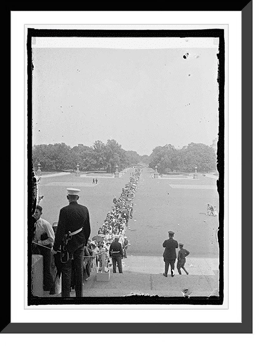 Historic Framed Print, Lines at Capitol - 2, 17-7/8" x 21-7/8 ...