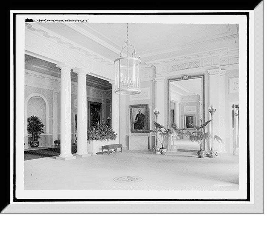 Historic Framed Print, Lobby, White House, Washington, D.C., 17-7/8" x ...