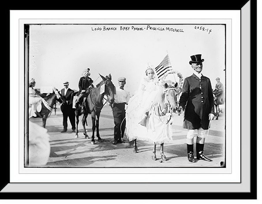 Historic Framed Print, Long Branch Baby Parade - Priscilla Mitchell, 17 ...