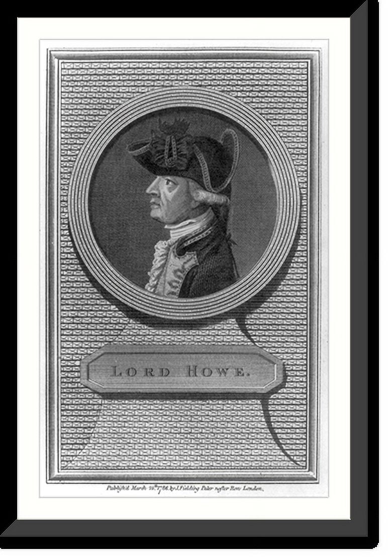 Historic Framed Print, Lord Howe, 17-7/8" x 21-7/8" - Walmart.com