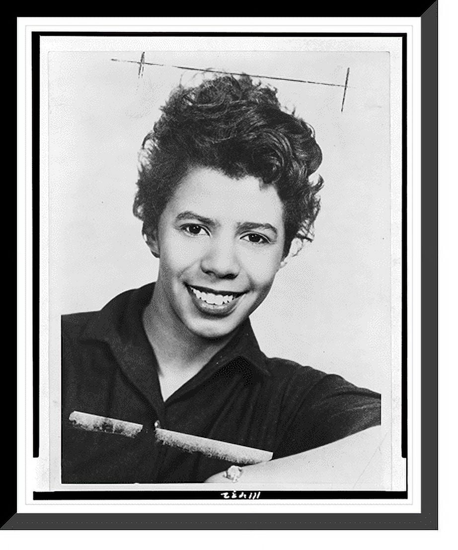 Historic Framed Print, [Lorraine Hansberry, head-and-shoulders portrait ... Historic Framed Print, [Lorraine Hansberry, head-and-shoulders portrait ...